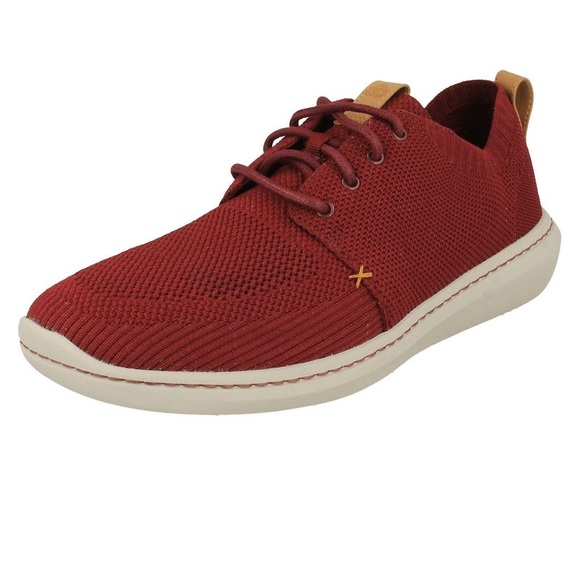 Clarks | Shoes | Clarks Mens Step Urban Mix Sneakers Red Cloudsteppers ...
